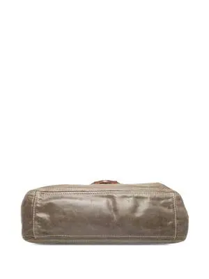 Prada Vitello Shine Push Lock Flap Shoulder Bag