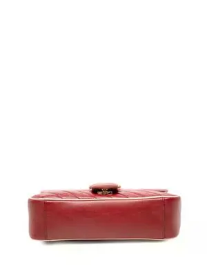 Gucci Gg Marmont Medium Shoulder Bag - Red