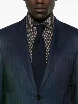 Canali Striped Suit - Blue