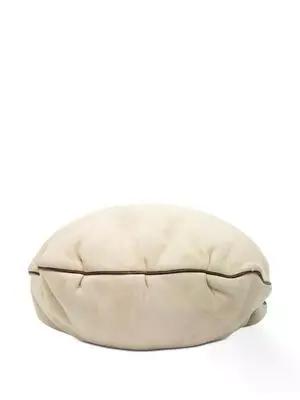 Loewe 2000-2010 Leather Trimmed Hobo Bag