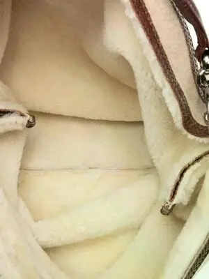 Loewe 2000-2010 Leather Trimmed Hobo Bag