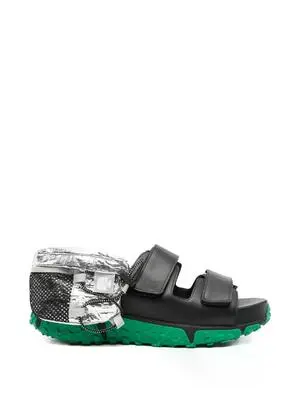 Kolor Touch-strap Sandals - Black