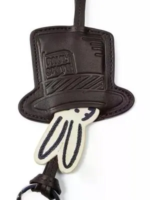 Paul Smith Rabbit Graphic Keyring - Brown