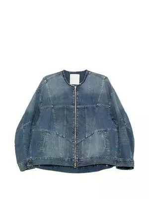 JNBY Oversize Panelled Denim Jacket - Blue