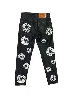 DENIM TEARS X Levi's 501 Wreath Jeans - Blue