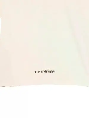 C.P. COMPANY Logo-print T-shirt - Neutrals