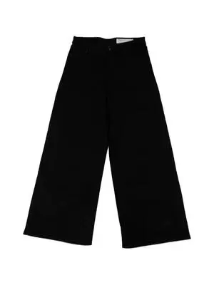 Rag & Bone Aiden Low-rise Wide-leg Jeans - Black