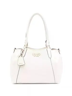 Liu Jo Tote Bag With Logo Detail - Neutrals
