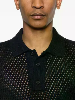 Prada Knitted Polo Shirt