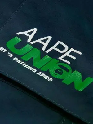 AAPE BY *A BATHING APE Logo Patch Track Pants