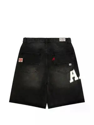AAPE BY *A BATHING APE Logo-graphic Cotton Shorts