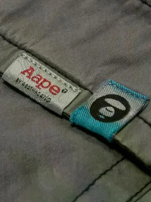 AAPE BY *A BATHING APE Logo-patch Cotton Shorts