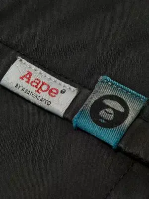 AAPE BY *A BATHING APE Camouflage Logo-patch Shorts