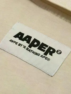 AAPE BY *A BATHING APE Appliqué Polo Shirt - Neutrals