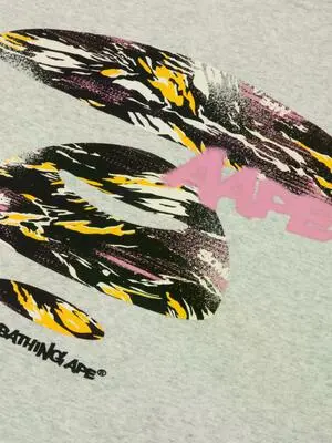 AAPE BY *A BATHING APE Printed T-shirt - Grey