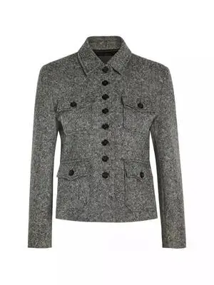 NILI LOTAN Jamison Buttoned Jacket - Grey