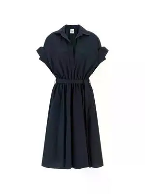 NUDE Elasticated Waist Midi Shirt Dress