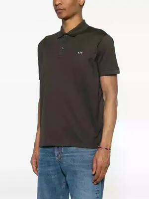Paul & Shark Logo Polo Shirt - Brown