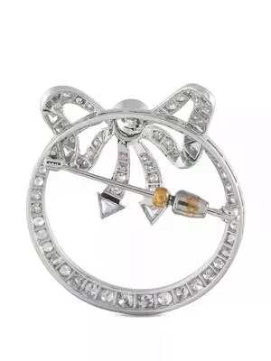 LB EXCLUSIVE Diamond Bow Brooch