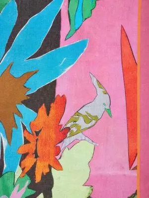 Paul Smith River Collage Floral-printed Scarf