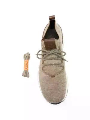 TOD'S Round-toe Lace-up Sneakers - Neutrals