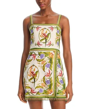 line and dot halter dress ALISA SATIN MAXI DRESS main image 0