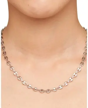 ORADINA Sterling Mariner Link Necklace