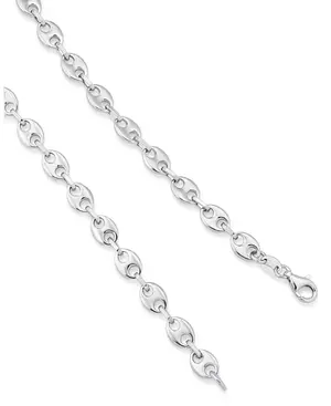 ORADINA Sterling Mariner Link Necklace