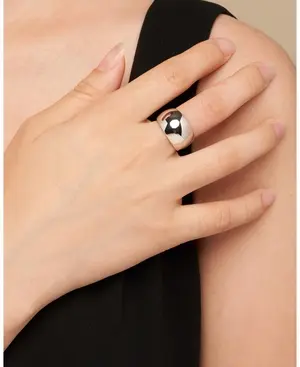 ORADINA Sterling Mirage Band Ring - Silver