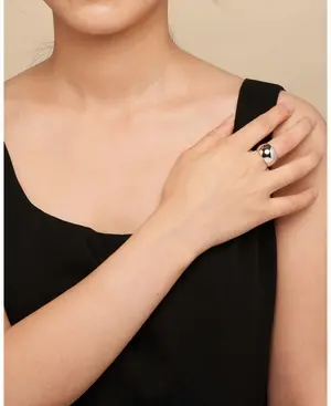 ORADINA Sterling Mirage Band Ring - Silver