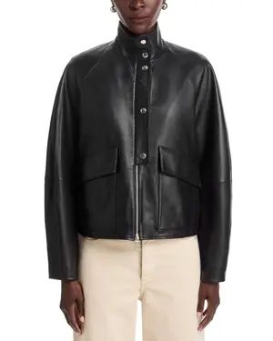 BY MALENE BIRGER Suzanne Leather Jacket - Black