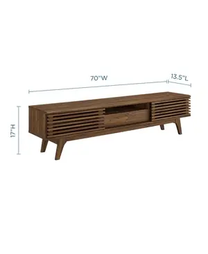 MODWAY Render 70 Tv Stand - Walnut