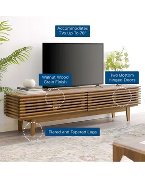 MODWAY Render 71 Tv Stand - Walnut