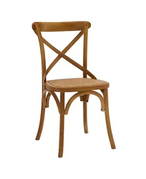 MODWAY Gear Dining Side Chair, Set Of 2 - Walnut