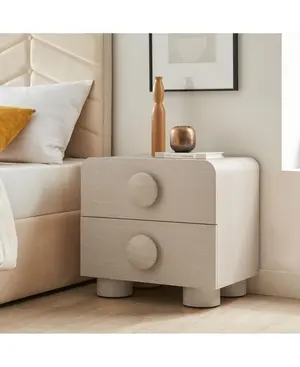 MODWAY Sonnet 2-drawer Nightstand - Ash
