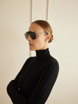 Alaïa Aviator-style Sunglasses
