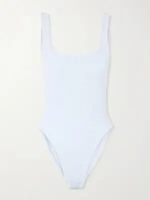 Hunza G Original Crinkle™ One-piece Swimsuit - Blue