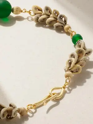 Tohum Design Gold-plated Shell Necklace
