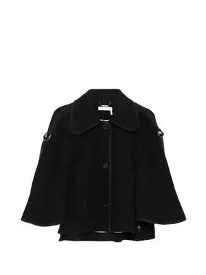 Chloé Cape-collar Coat