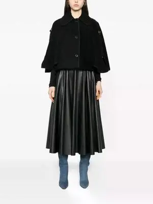 Chloé Cape-collar Coat