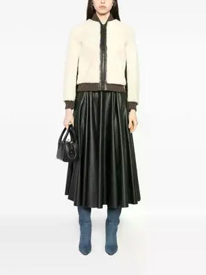 Chloé Leather Bomber Jacket