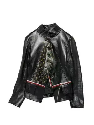 LOUIS VUITTON Monogram Leather Jacket