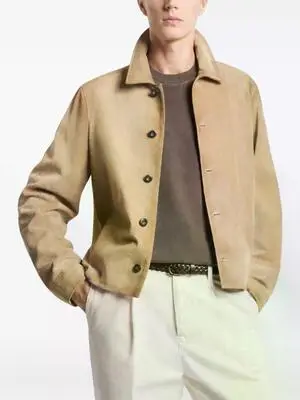 FAY Buttoned Calfskin Jacket