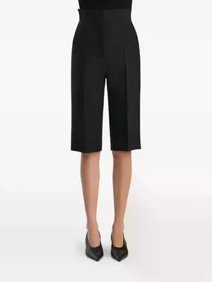 Khaite Raelle Capri Shorts - Black