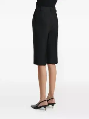 Khaite Raelle Capri Shorts - Black