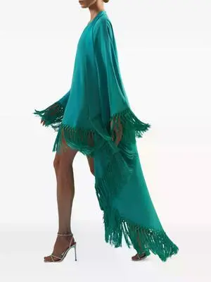 TALLER MARMO Cecil Kaftan Fringe Dress