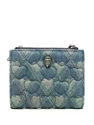 Kurt Geiger Quilted Wallet - Blue