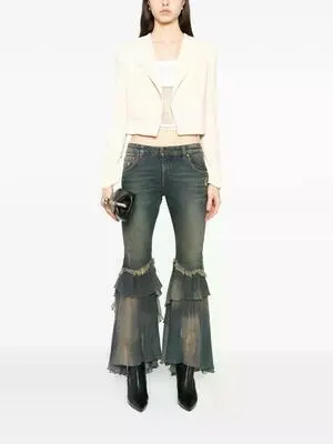 Chloé Cropped Open-front Blazer