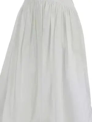 Simone Rocha Gathered Midi Skirt - White