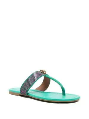 Kurt Geiger T-bar Sandals - Green